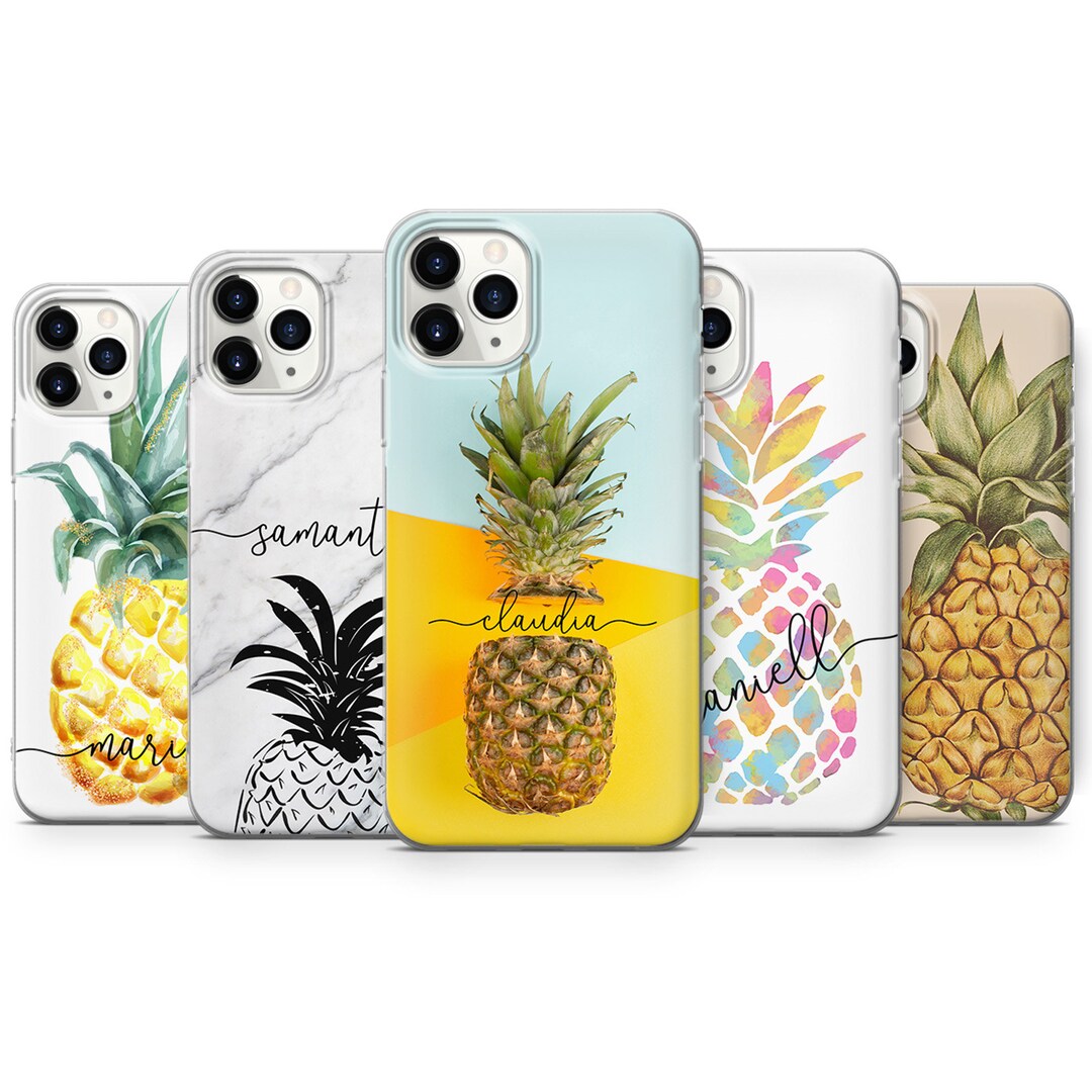 Pineapple Phone Case Made to Order Cover for iPhone 15, 14, 13, 12, 11 ...