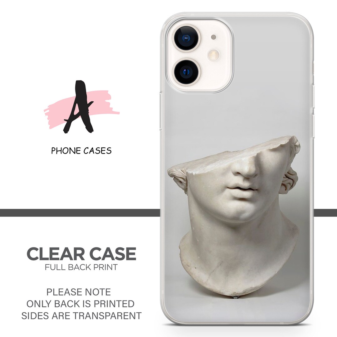 Greek Mythology Phone Case Aesthetic Sculpture Cover for iPhone 13, 12 ...