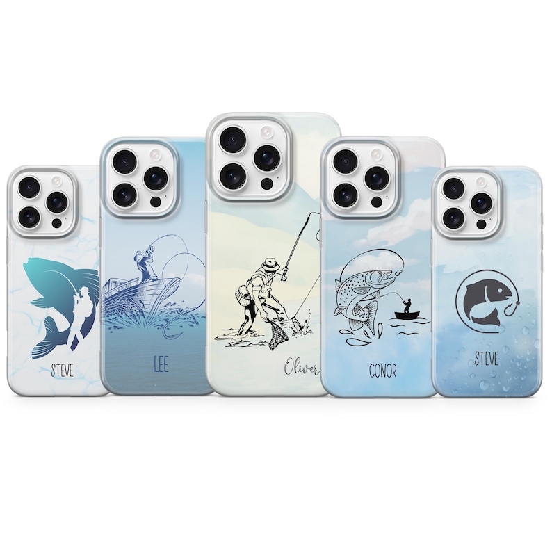 Fishing Phone Case Personalized Fisherman Cover for iPhone 17 Pro Max ...