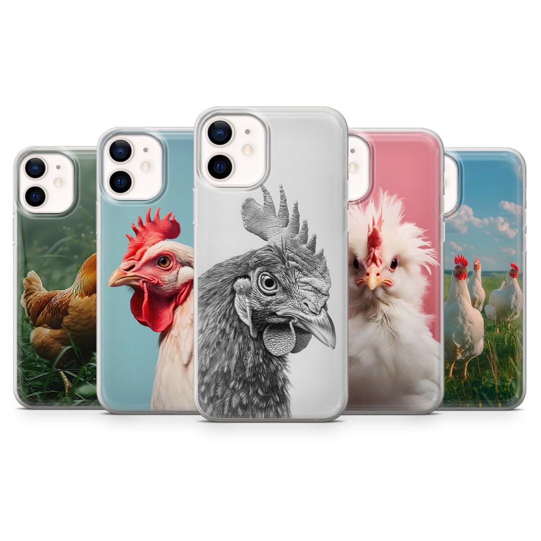 Chicken Phone Case Rooster Cover for iPhone 16 15 Pro Max 14 13 12 11 ...