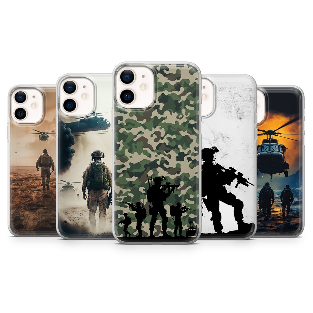 Brave Soldier Phone Case Army Cover for iPhone 15 Pro Max 14 13 12 11 ...