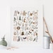 Woodland Alphabet Poster Woodland Alphabet Print Woodland - Etsy