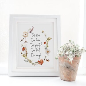 Affirmations Print, Wildflowers Affirmations Print for Kids ...