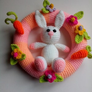 Crochet Spring Wreath Pattern - Etsy