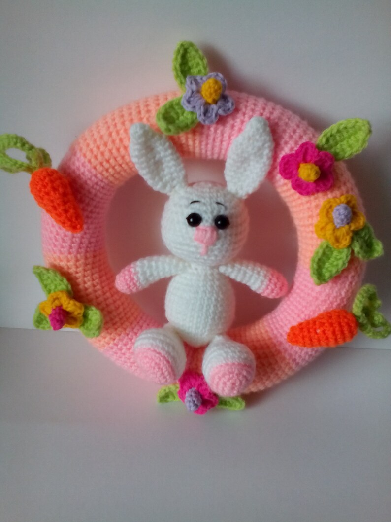 Crochet Spring Wreath Pattern | Etsy