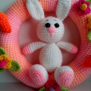 Crochet Spring Wreath Pattern - Etsy