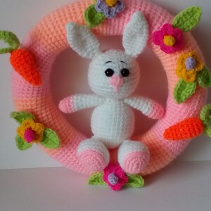 Crochet Spring Wreath Pattern - Etsy