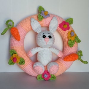 Crochet Spring Wreath Pattern - Etsy