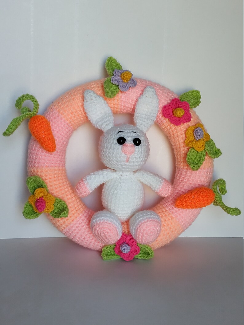 Crochet Spring Wreath Pattern | Etsy