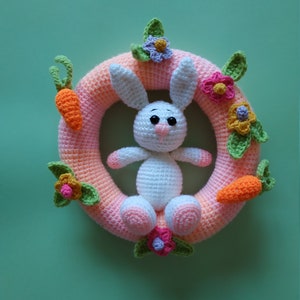 Crochet Spring Wreath Pattern - Etsy