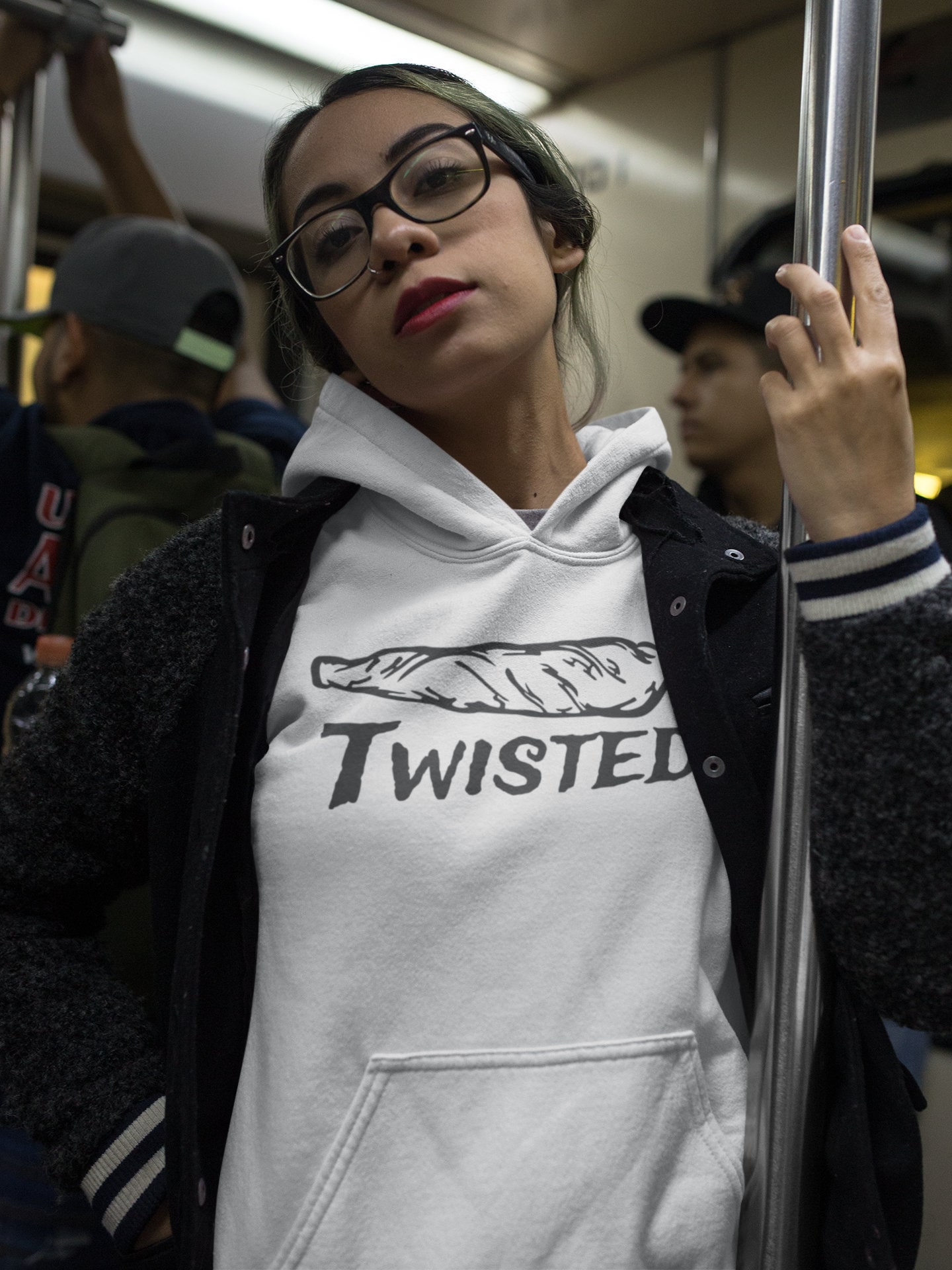 Twisted Paper Hoodies-stoner Gift-weed Hoodie-unisex-funny-cannabis ...