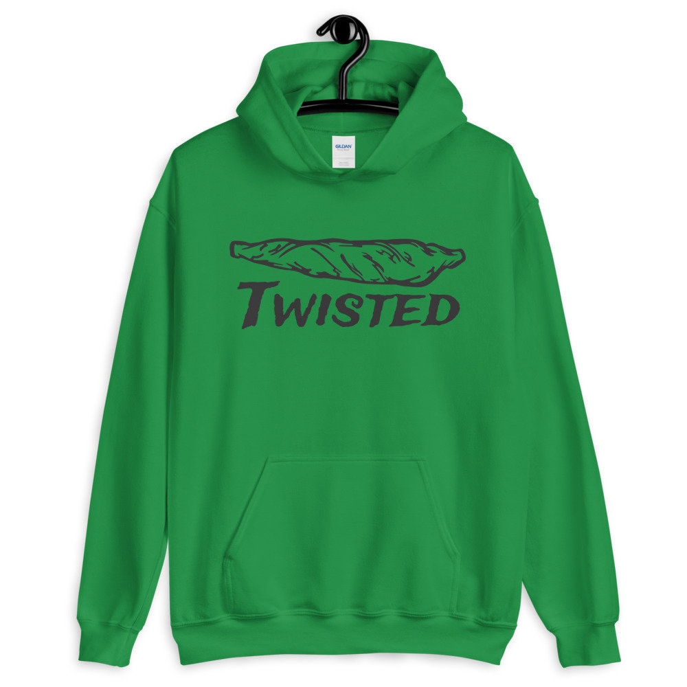 Twisted Paper Hoodies-stoner Gift-weed Hoodie-unisex-funny-cannabis ...