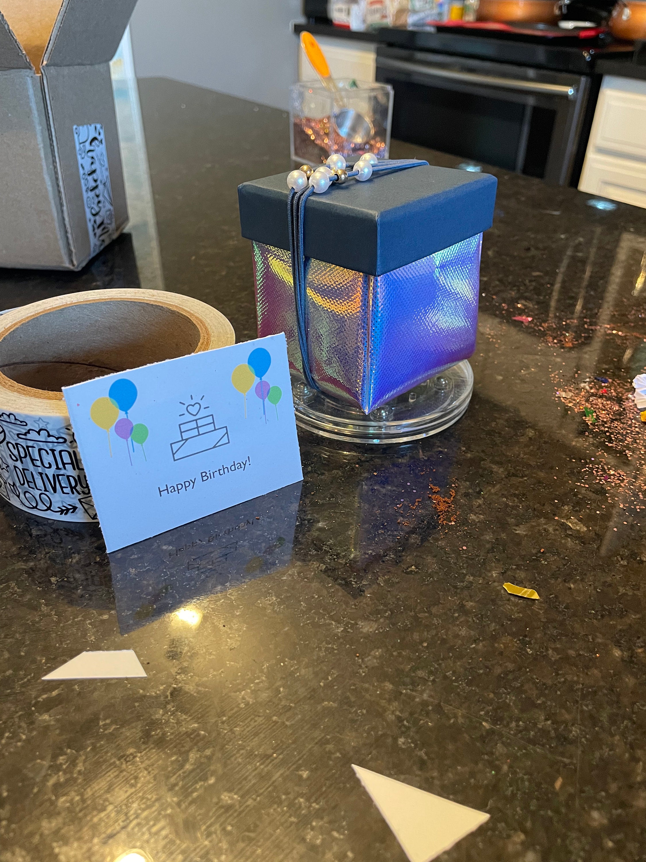 Medium Surprise Box Glitter Bomb Anonamous Prank Package - Etsy