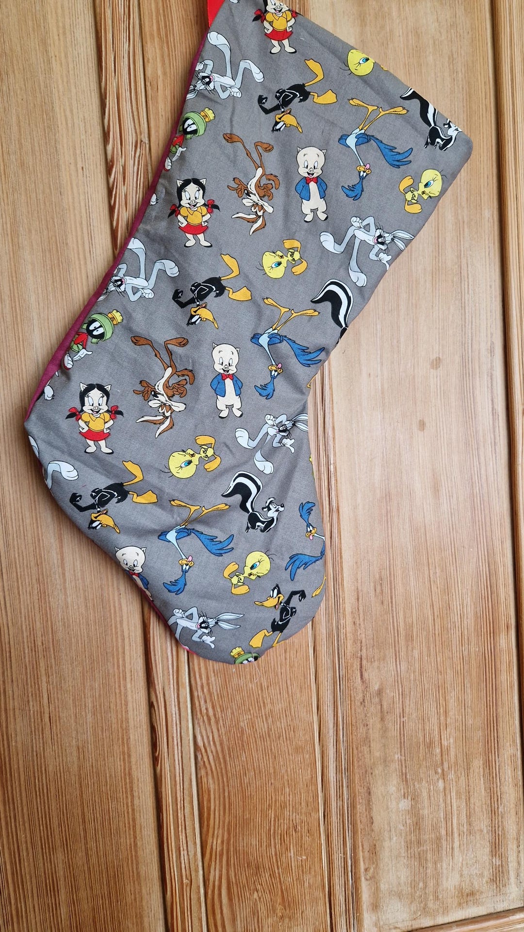 Cartoon Themed Christmas Stocking - Christmas Stocking -cartoon - Etsy