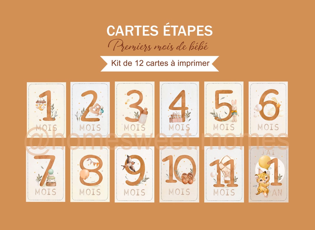 Printable Step Cards. Instant Download. - Etsy