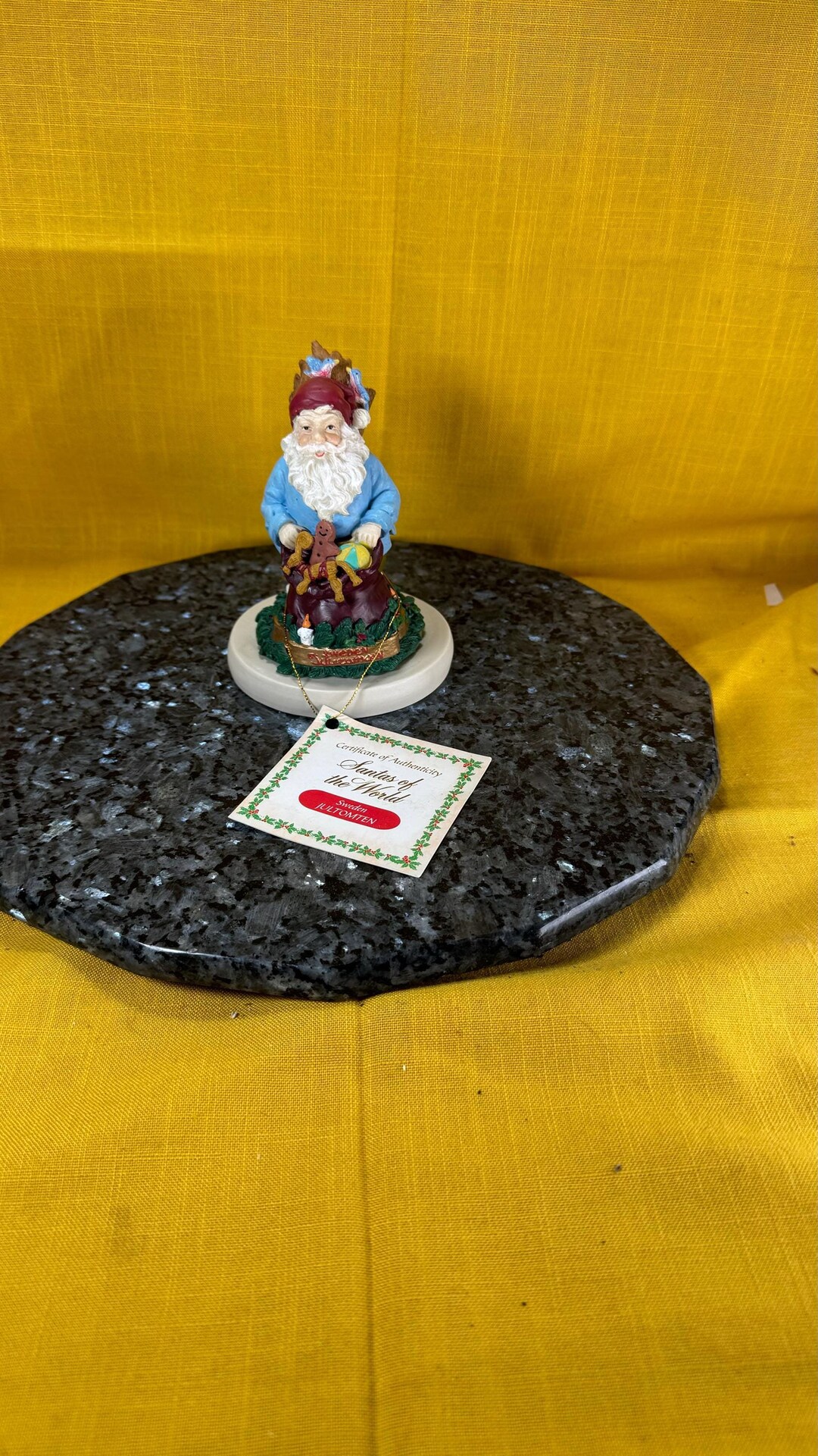 Ellies Kitchen Santas of the World Cookie Press, Sweden Santa Swedish ...