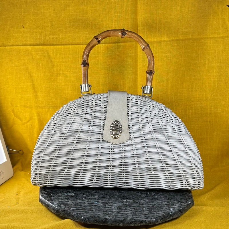 Wicker Handbag - Etsy
