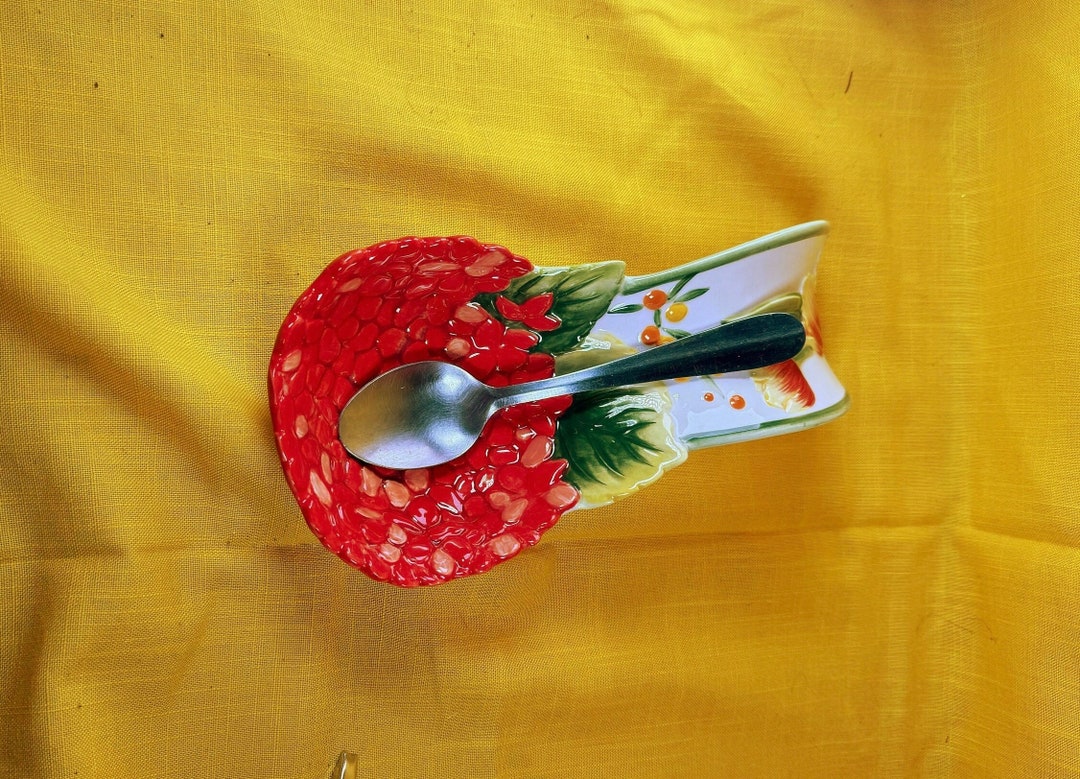 Fitz and Floyd Flower Market Spoon Rest - Etsy