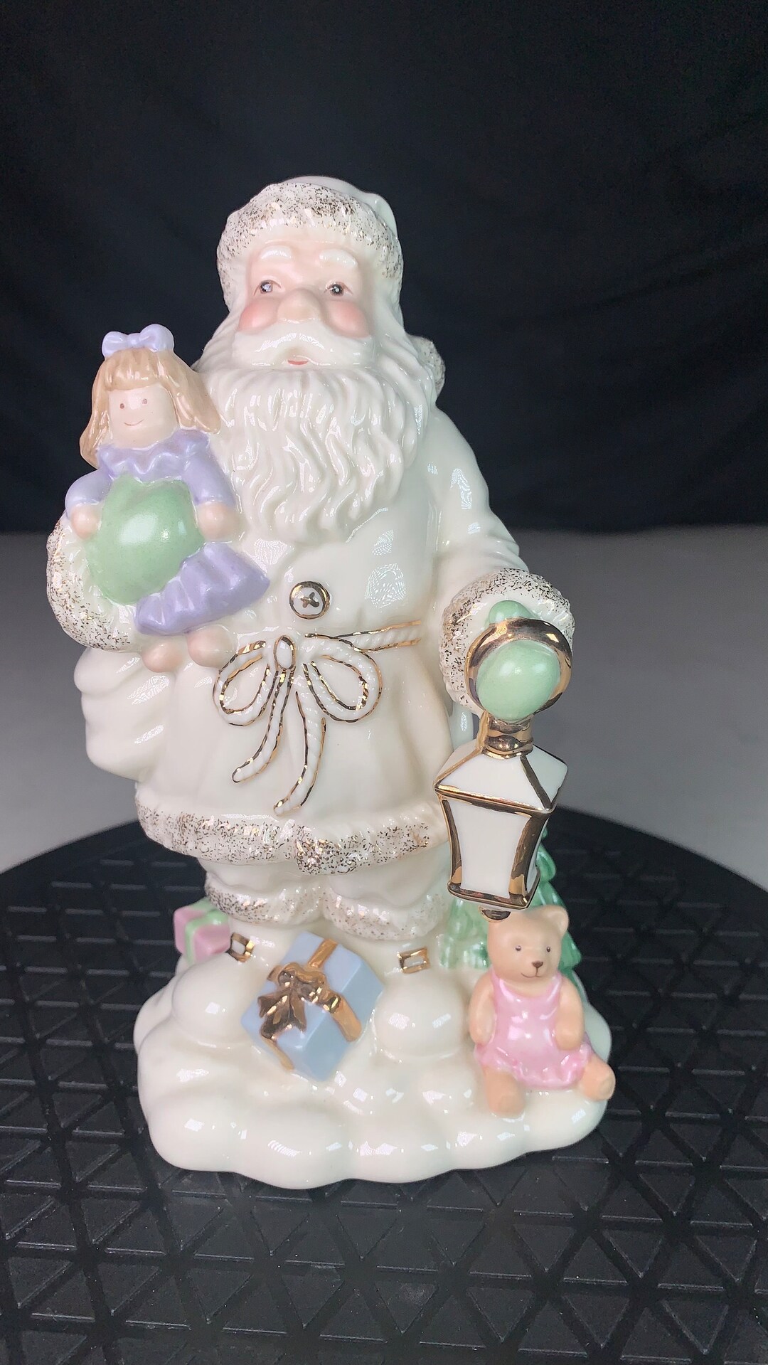 Lenox Santa Clause Beautiful White Porcelain Santa With 24k Gold ...