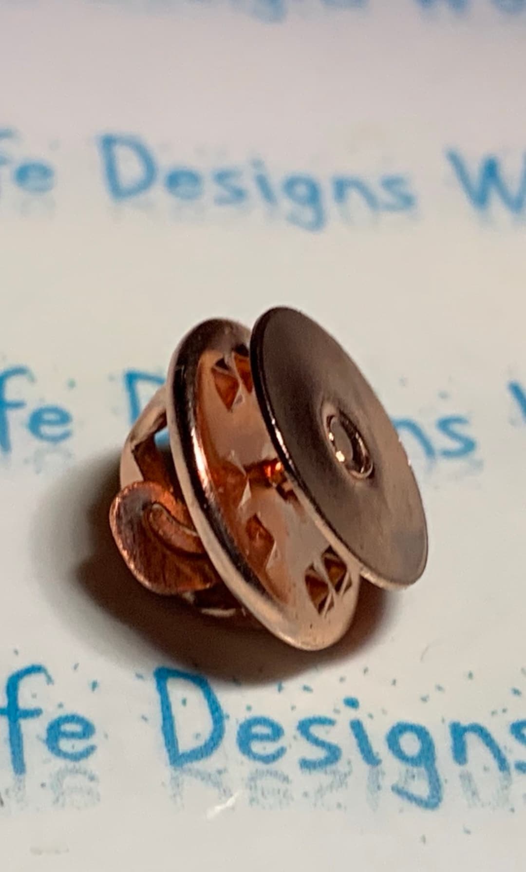 Rose Gold Butterfly Clasp With Pin Post, DIY Pins - Etsy