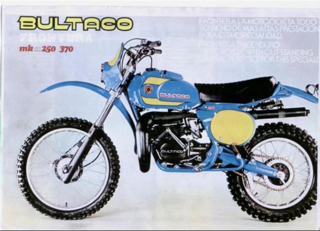 1978-1979 Bultaco Frontera 250 370 Model 214 215 Owners Manual 61 Pages in Spanish and English ...