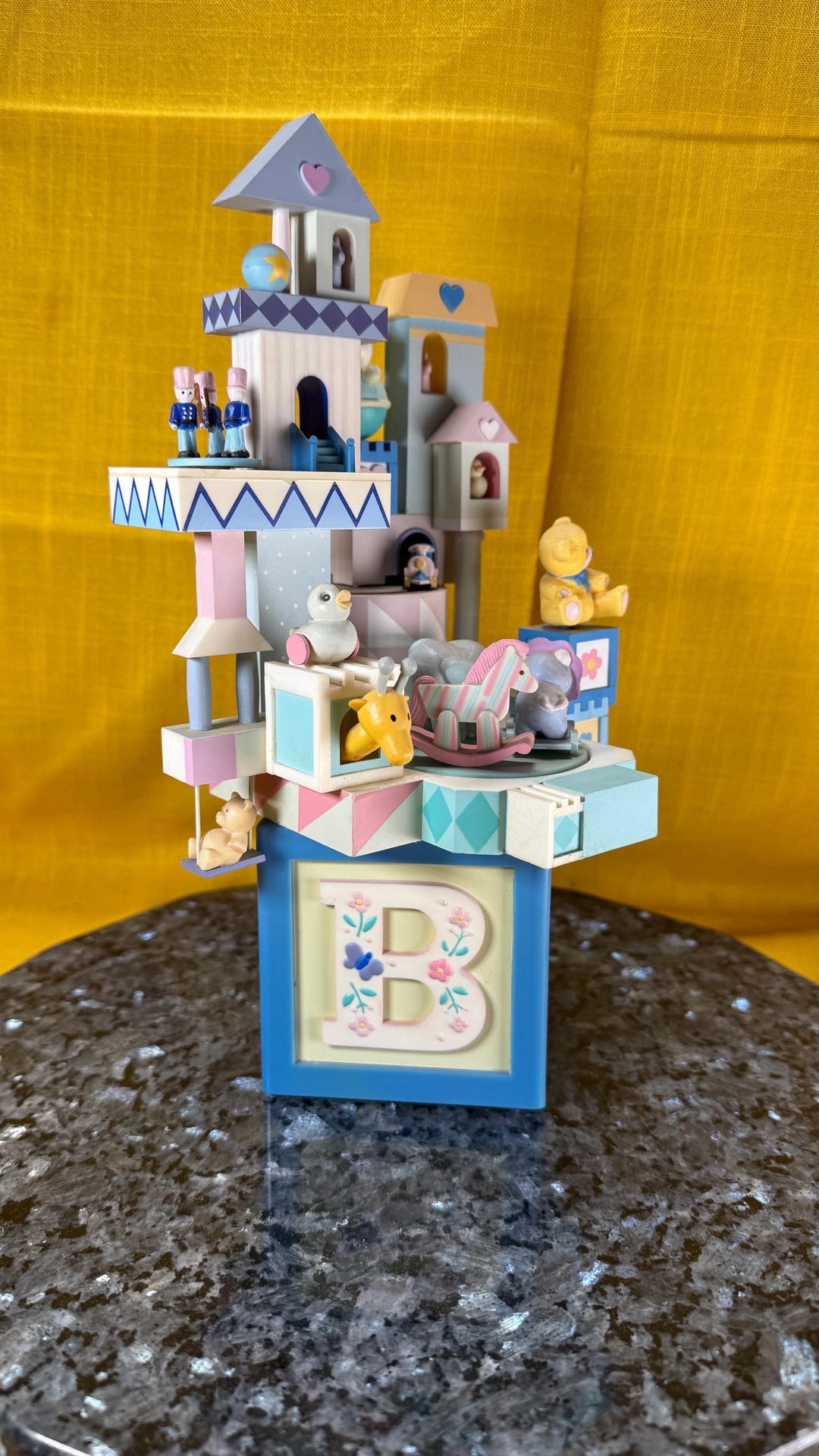 Enesco Vintage Baby’s Toyland Musical Baby Room Decor Plays Brahms ...