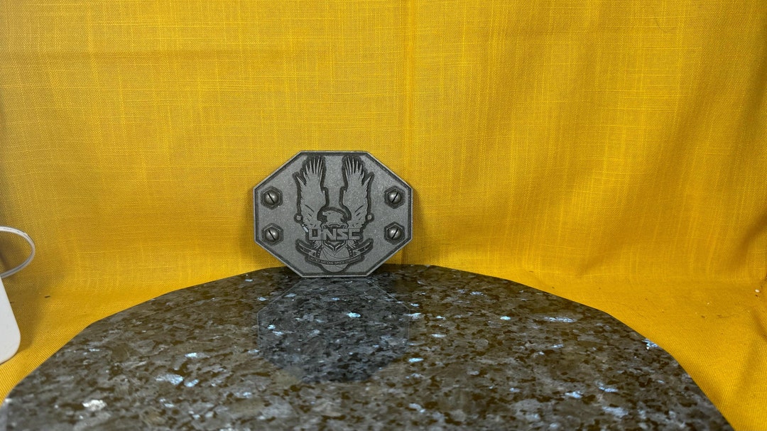 Halo UNSC Untied Nations Space Command Belt Buckle Halo Belt Buckle ...