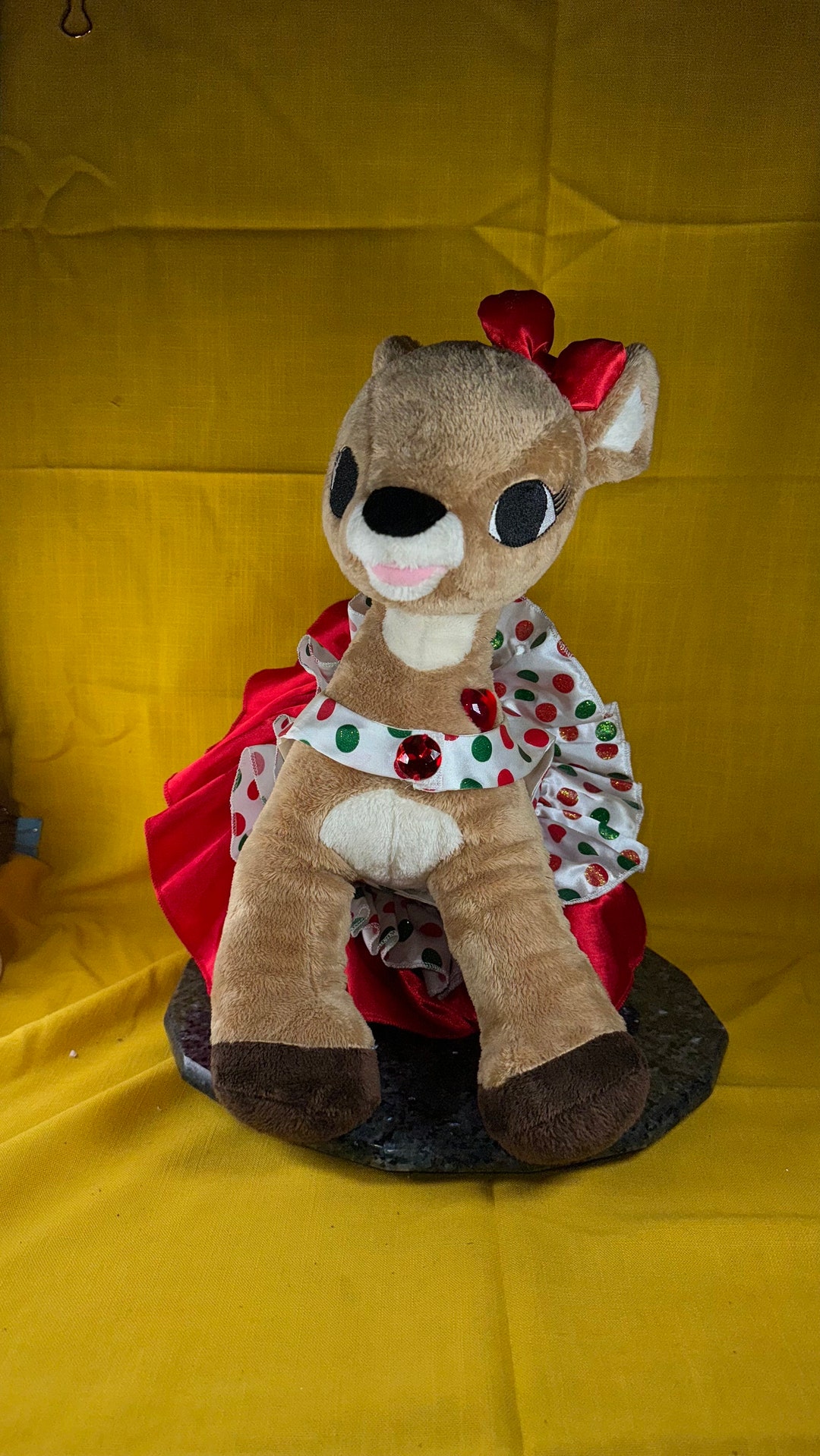 Build a Bear Clarice From Rudolph the Red Nose Reindeer, Reindeer Light ...