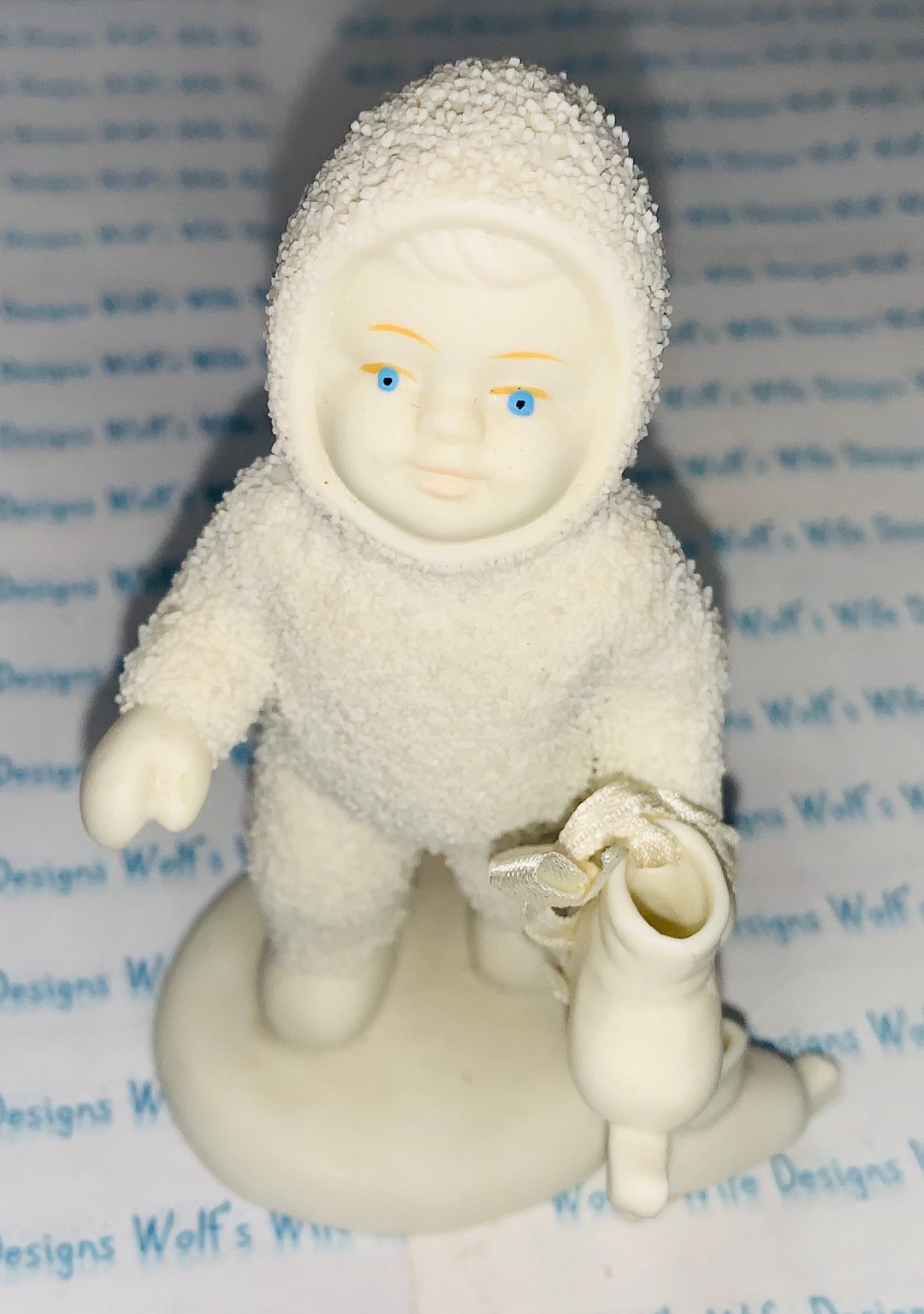 Snowbaby Angel With Ice Skates - Etsy