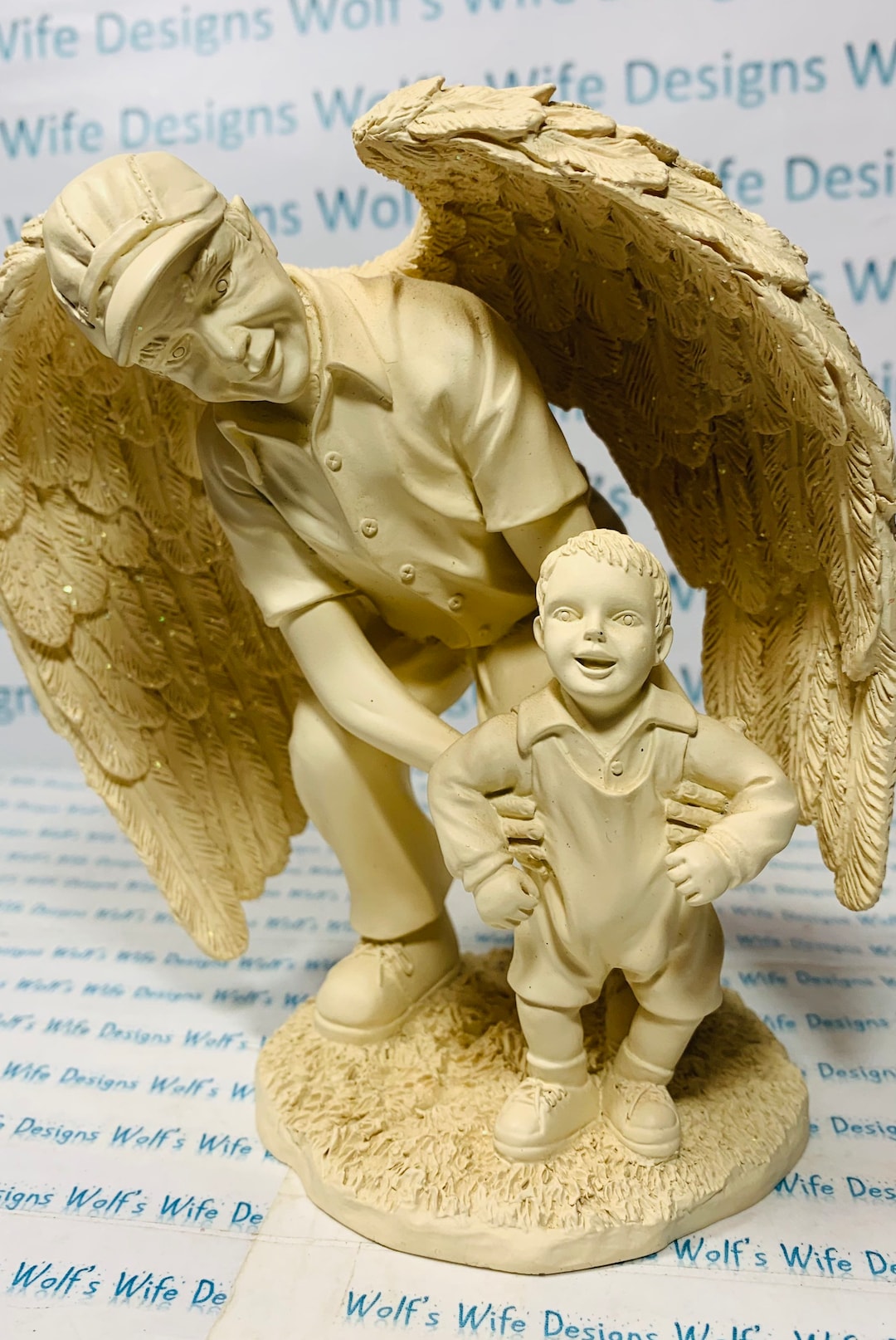 Angelstar Always Here for You Father and Child Angel. Remembrance ...