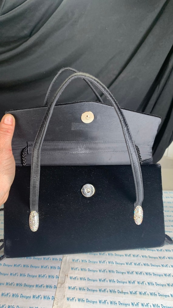 Hillard and Hanson bag velvet bag has signs of use re… - Gem