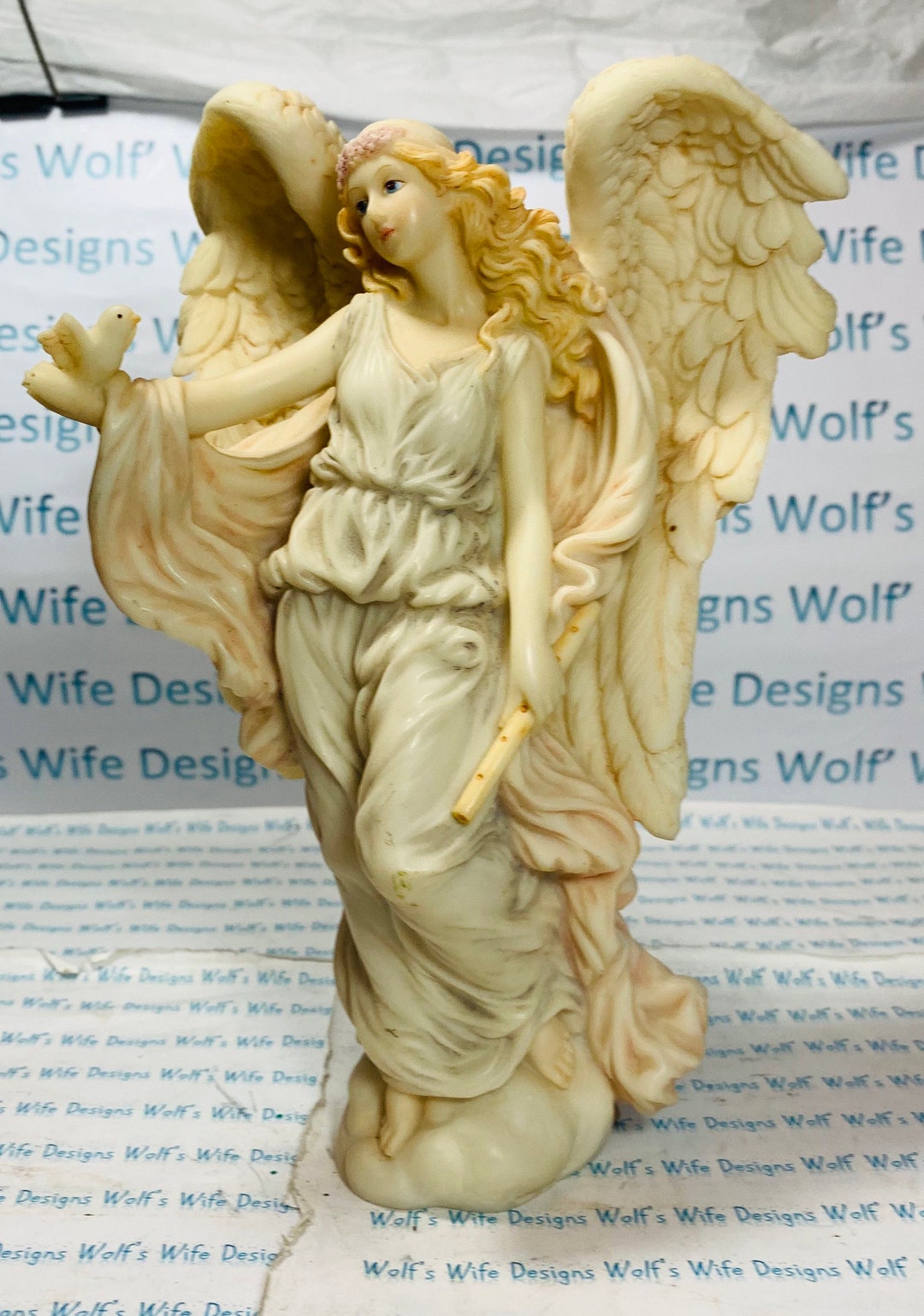 Seraphim Angel Roman Inc. Isabel Gentle Spirit Seraphim Angel Broken ...