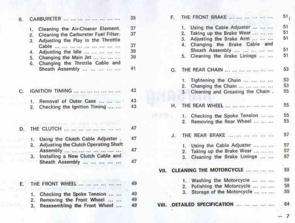 1977 Bultaco Pursang MK10 250 370 Models 192 193 Owners Manual 40 Pages ...
