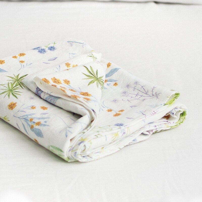 Vintage Floral Sheet - Etsy