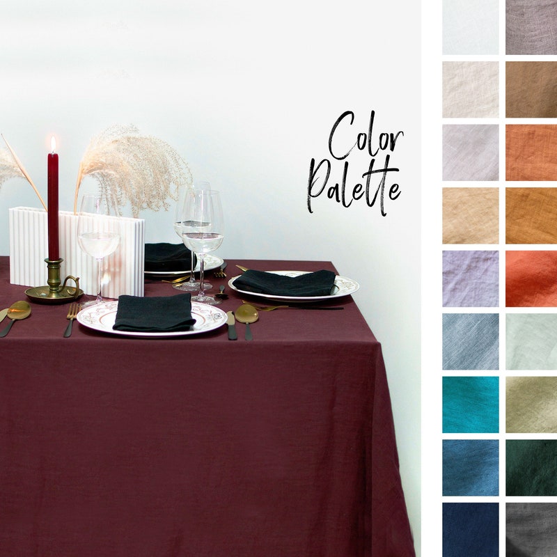 Wine Coloured Table Cloths - Etsy