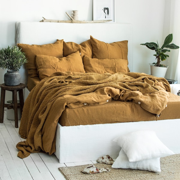 Mustard Bedding - Etsy