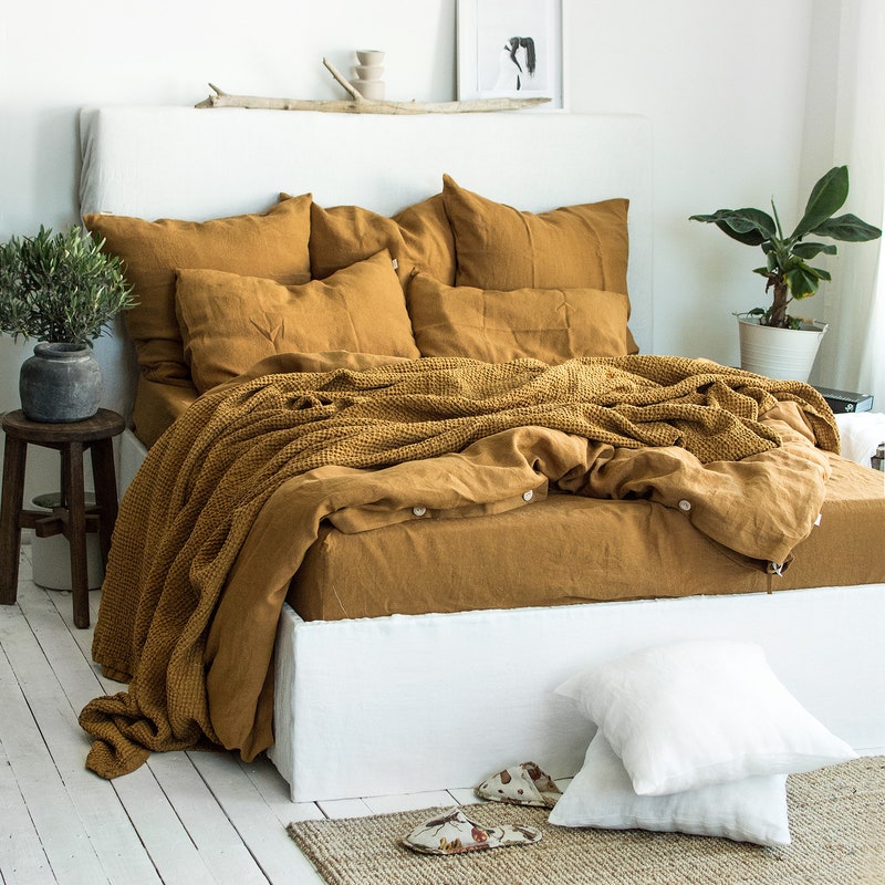 Mustard Bedding - Etsy