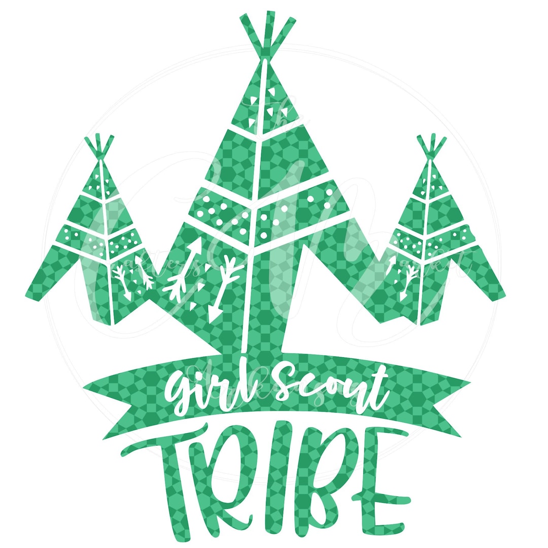 Girl Scout Tribe Pattern //digital Download 2 Files//sublimation File ...