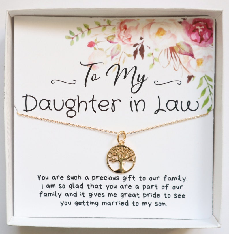 Daughter In Law Gift Family Tree Necklace Bride To Be Gift Etsy UK Daughter In Law Gift Family Tree Necklace Bride To Be Gift Etsy UK