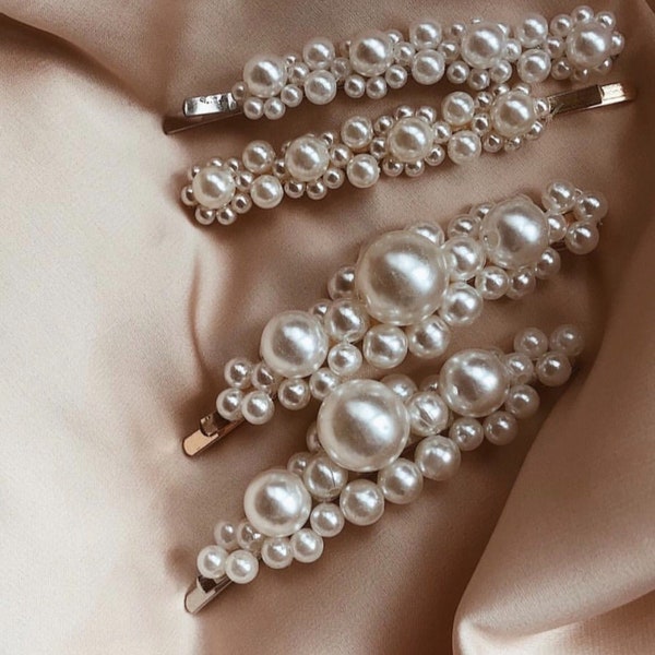 Pearl Hair Accessory - Etsy