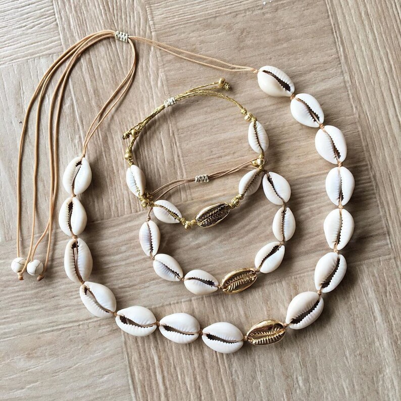 Kauri choker ketting zee schelp choker schelp ketting kauri | Etsy