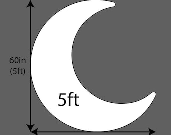 7ft Half Moon Backdrop Digital Template - Etsy