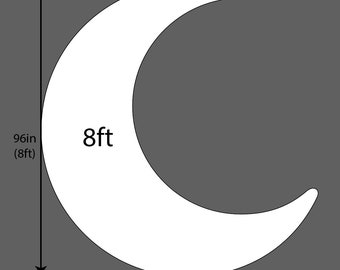 7ft Half Moon Backdrop Digital Template - Etsy
