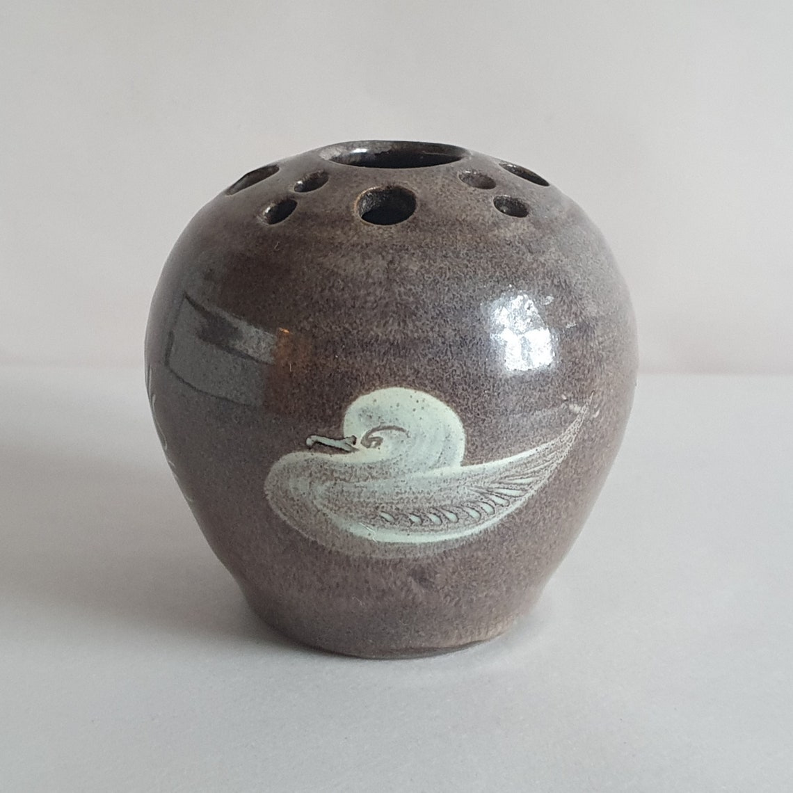 Vintage 1960s Studio Pottery Fishley Holland Grey and Green | Etsy