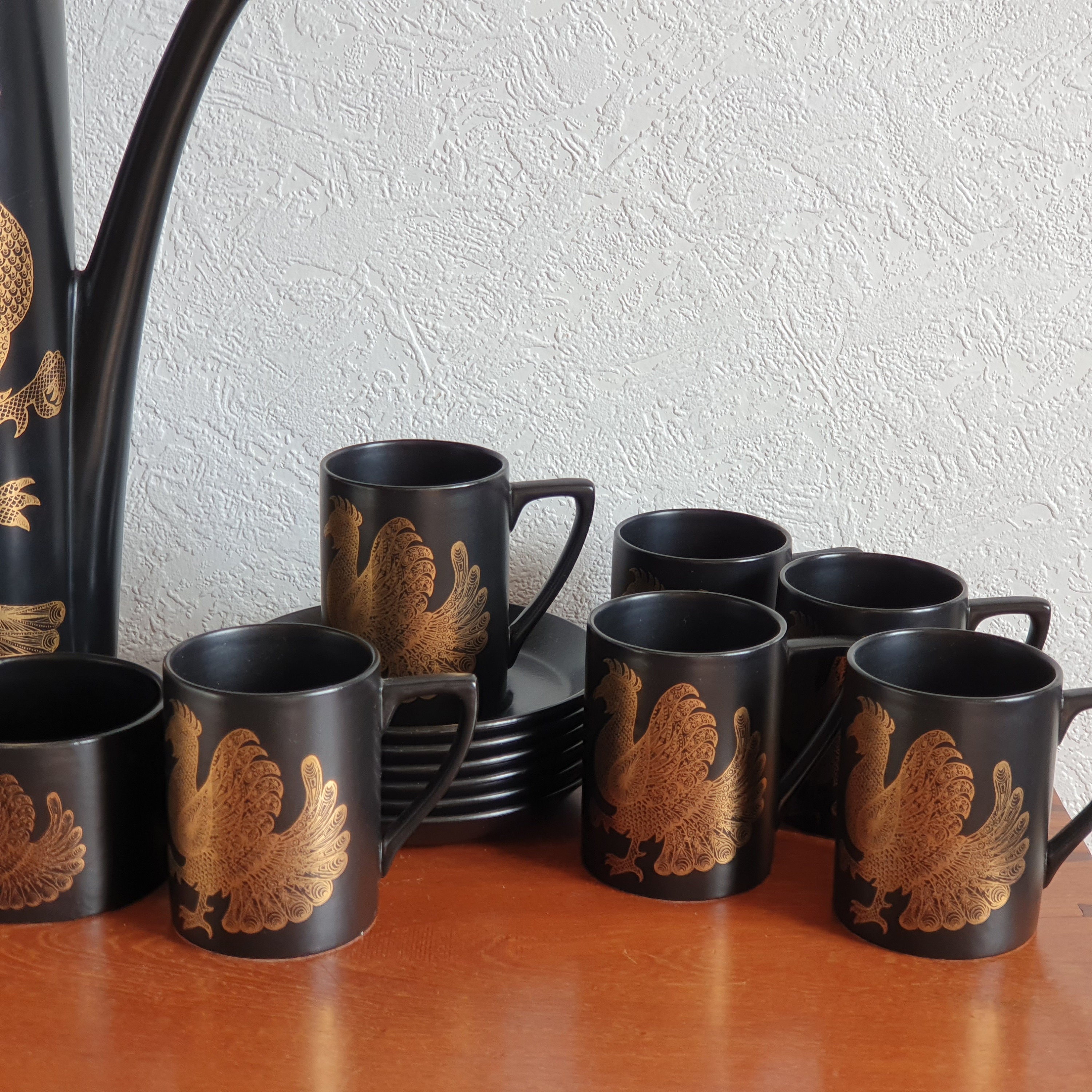 Vintage 1960s Portmeirion Phoenix Coffee Set John Cuffley - Etsy.de