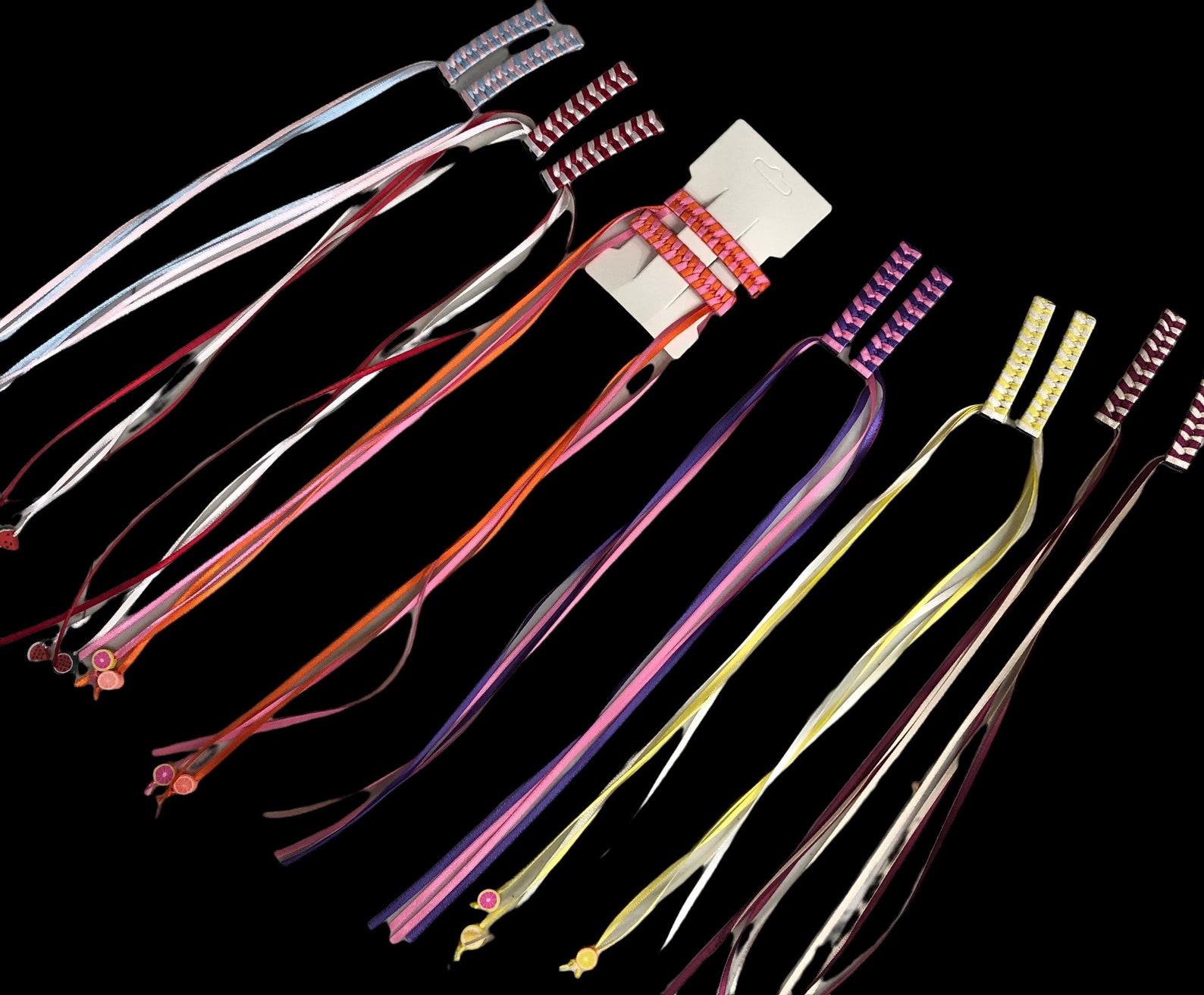 1980s Retro Ribbon Barrettes - Etsy