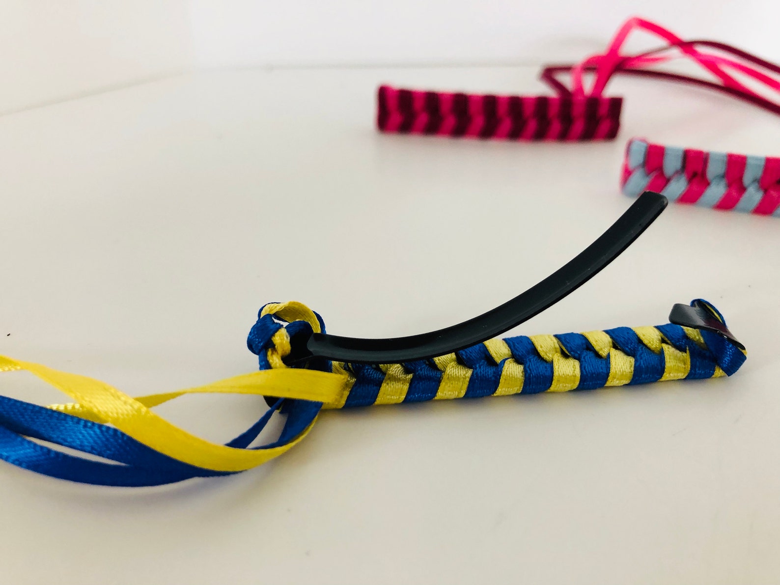 1980s Retro Ribbon Barrettes | Etsy