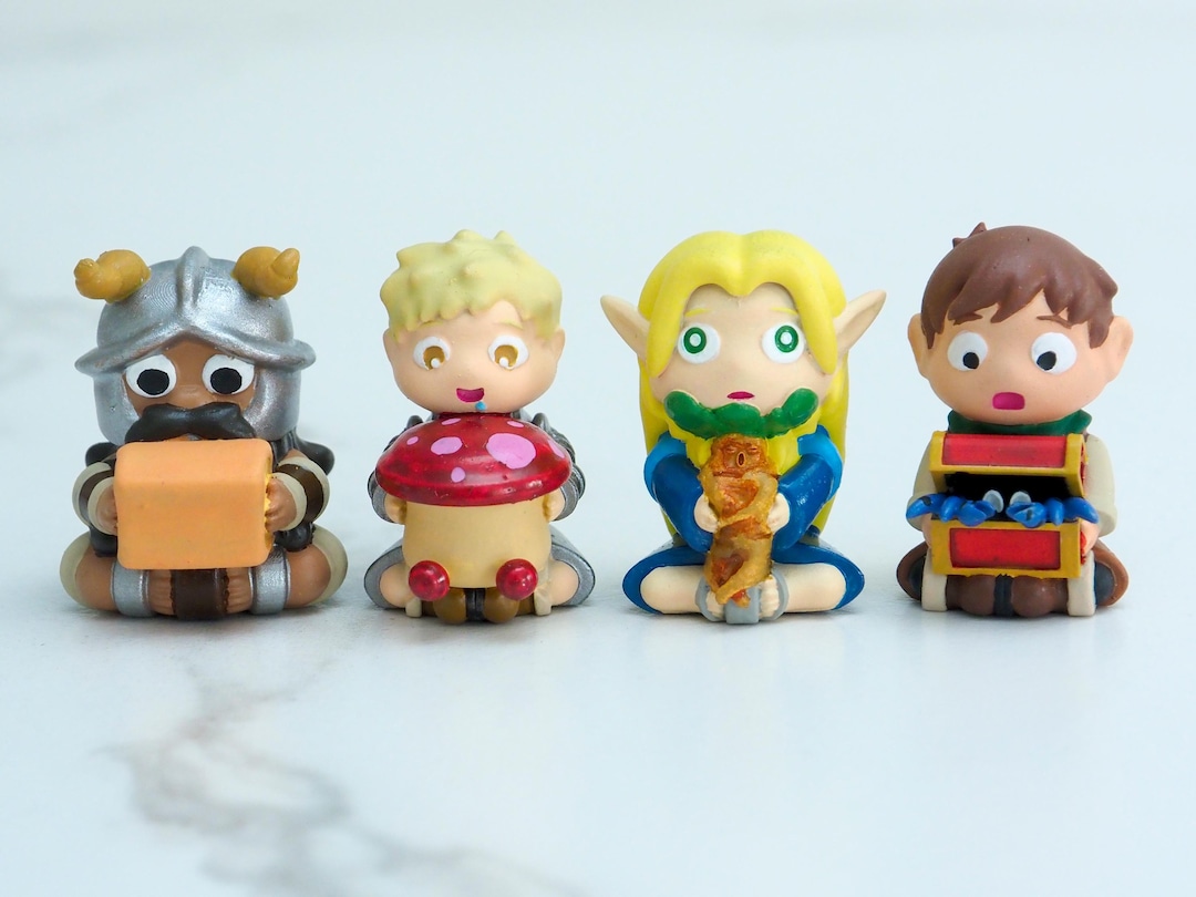 DUNGEON MESHI Chibi Main Characters | Laios, Chilchuck, Marcille ...