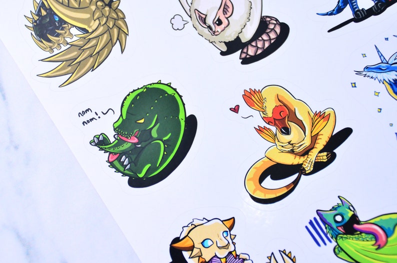 Monster Hunter Sticker Packs - Etsy
