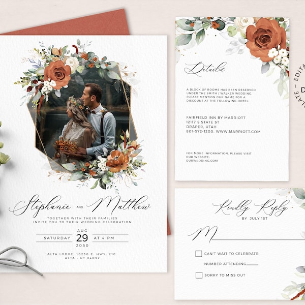 Geometric Wedding - Etsy